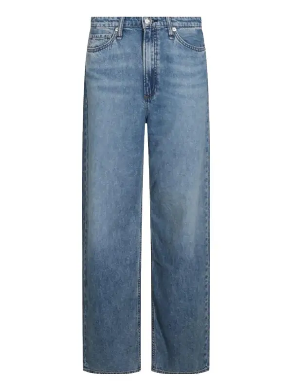 Rag & Bone Rag Bone Logan High-rise Wide-leg Jeans - Blue