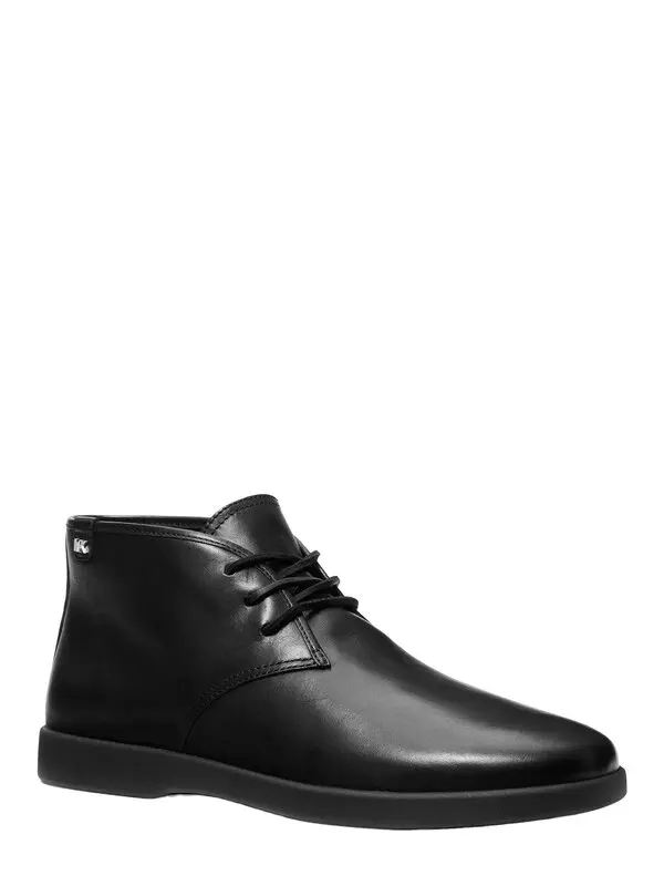 Michael Kors Wesley Leather Boot In Size By - Black