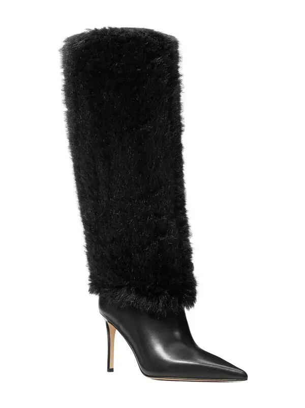 Michael Kors Dawn Faux Fur Boot In Size By - Black