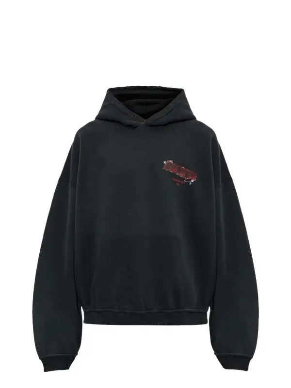 REPRESENT Long-sleeve Sweatshirt - Black