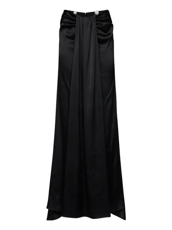 Giuseppe Di Morabito Draped Asymmetric Skirt - Black