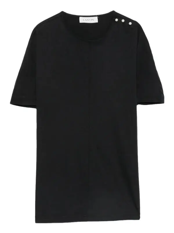LANVIN Embellished T-shirt - Black