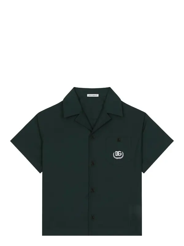 Dolce & Gabbana Poplin Buttoned Shirt - Green