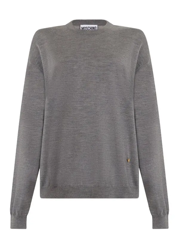 Moschino Long-sleeved Pullover - Grey