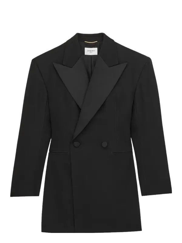 Saint Laurent Double-breasted Blazer - Black