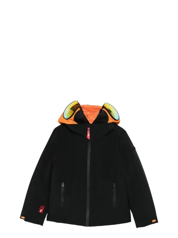 AI RIDERS ON THE STORM Hooded Jacket - Black