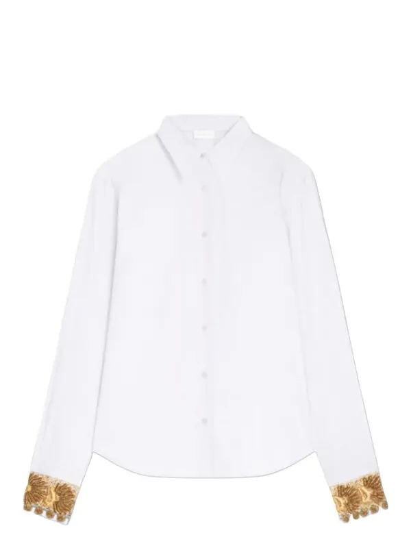 Dries Van Noten Long-sleeved Shirt - White