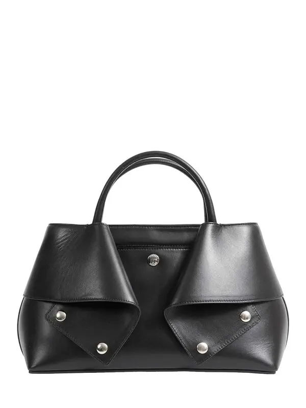 TOTEME Small Mercer Leather Tote - Black