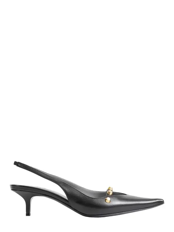 Balenciaga Midnight Slingback Pumps - Black