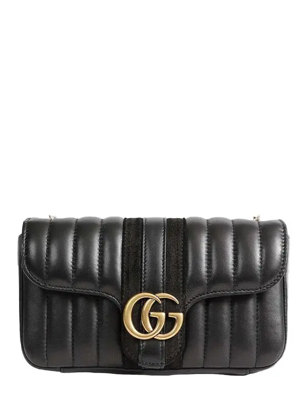 Gucci Gg Marmont Small Shoulder Bag - Black