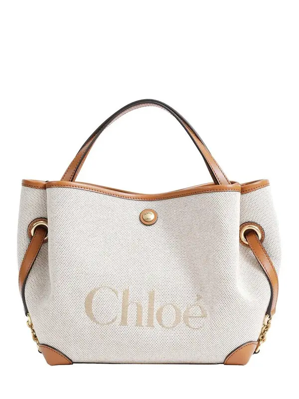 Chloé Small Double Carry Bag - Beige