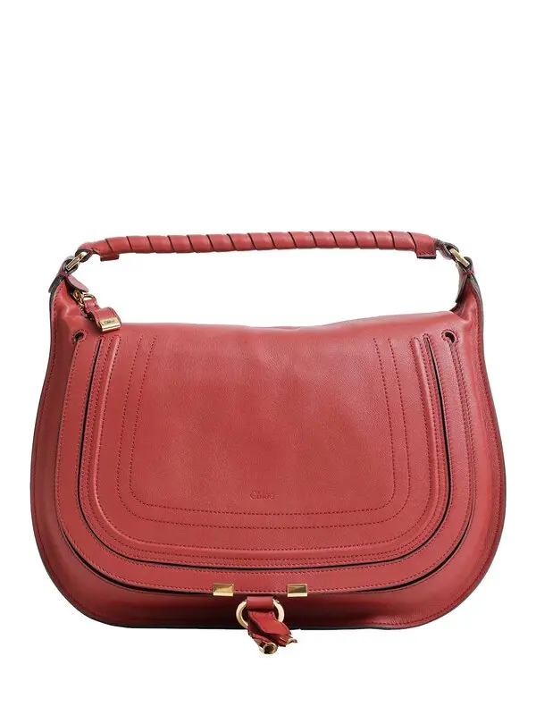 Chloé Marcie Shoulder Bag - Red