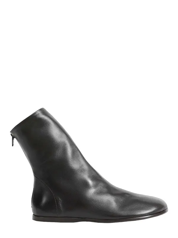 LEMAIRE Sock Ankle Boots - Brown