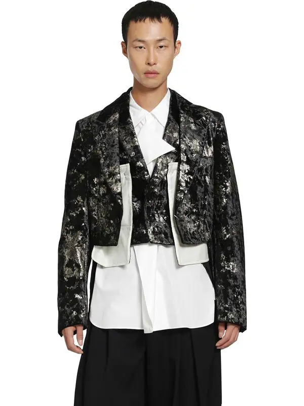 Comme Des Garçons Layered Blazer - Black