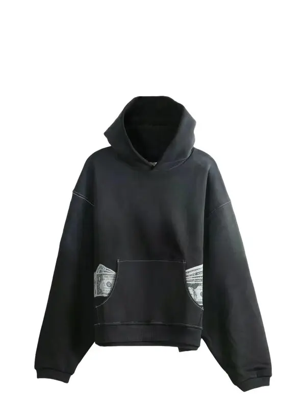 ERL Money Hoodie - Black