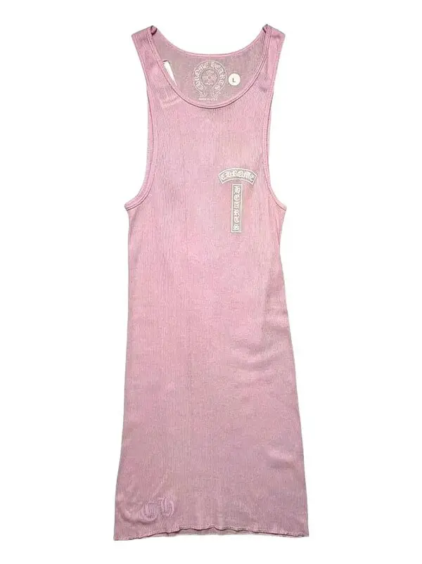 Chrome Hearts T-bar Cross Tank Top - Pink