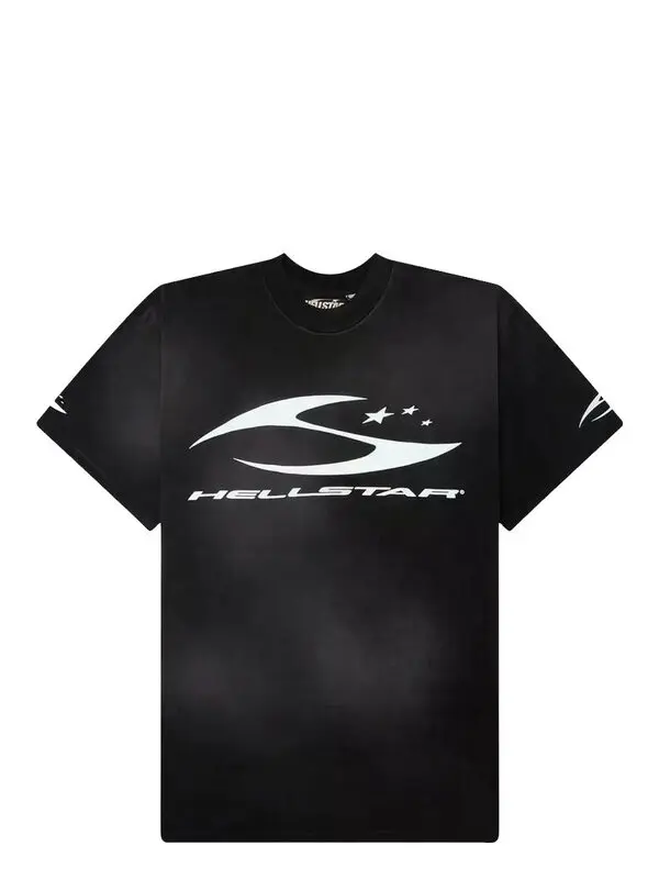 HELLSTAR Glow In The Dark Logo-print T-shirt - Black