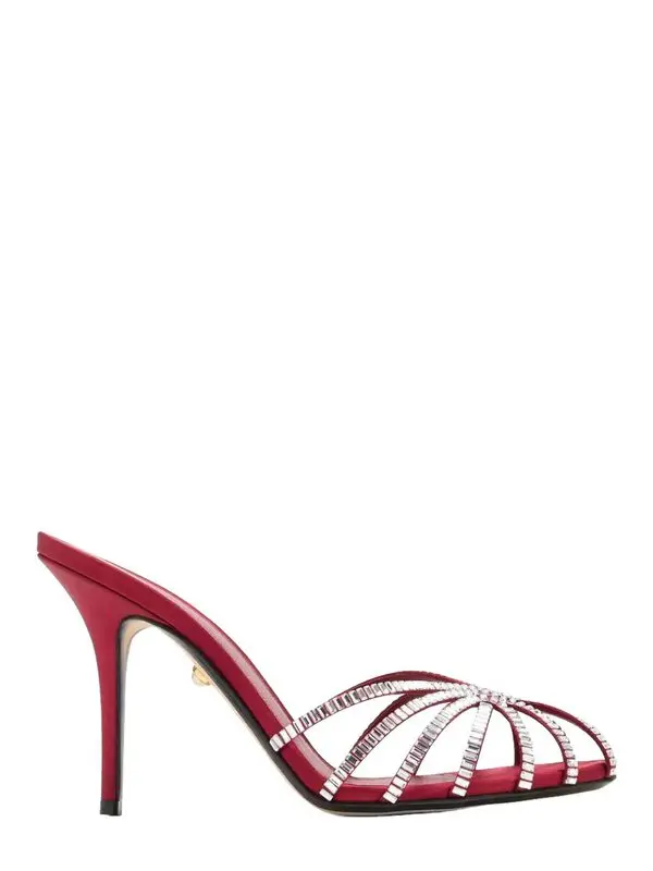 ALEVI MILANO Emily Crystal-embellished Sandals - Red