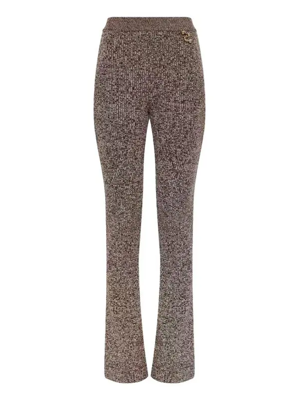 Sportmax Velo Ribbed-knit Trousers - Brown