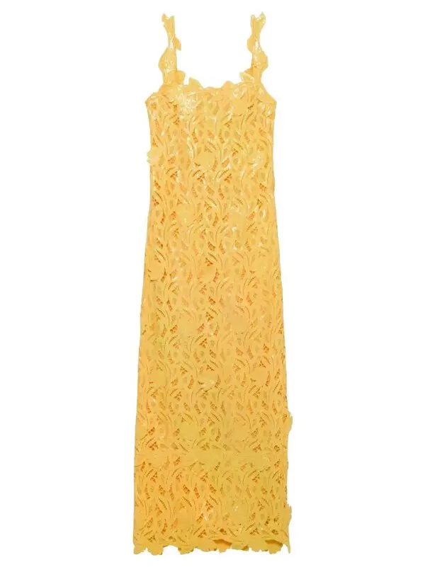 Simkhai Marenna Sequin-embroidered Slim-fit Maxi Dress - Yellow
