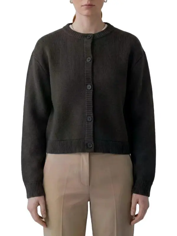 LISA YANG Emmylou Cashmere Cardigan - Grey