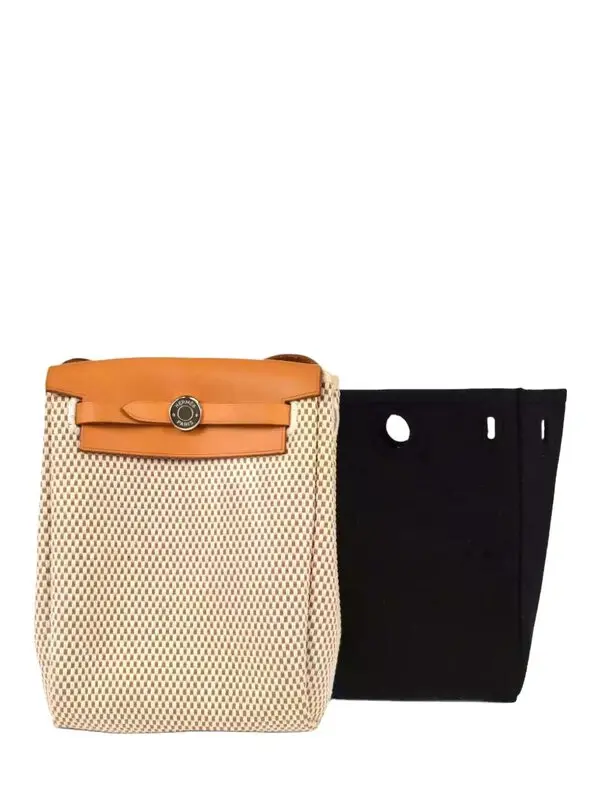 Hermès 2004 Herbag Tpm Shoulder Bag - Brown