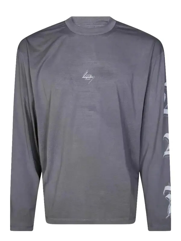 REPRESENT 247 Long-sleeve Graphic-print T-shirt - Grey