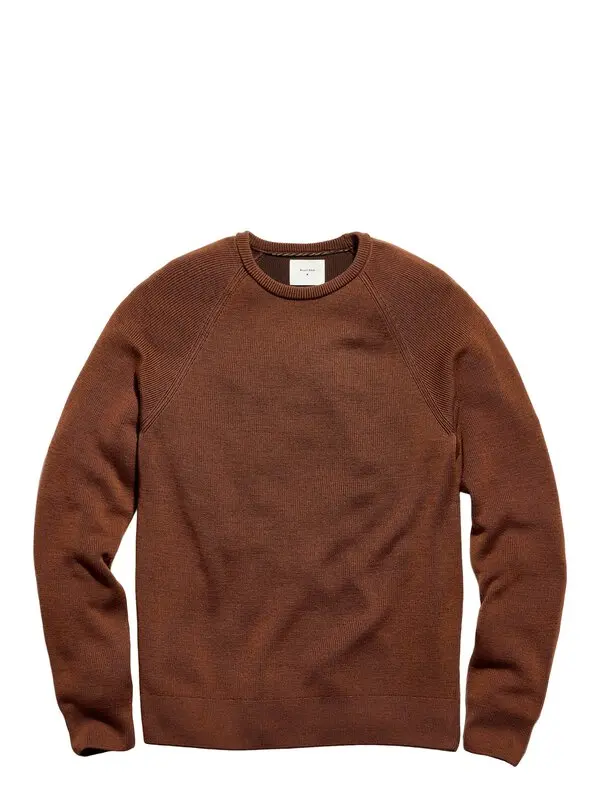 Billy Reid Bishop Rib Crew - Brown