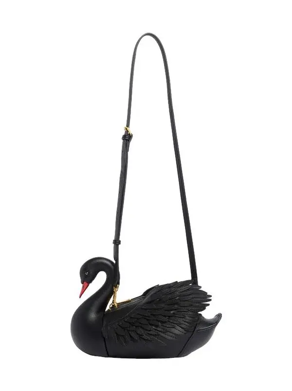 Jw Pei Swan Shaped Crossbody Bag - Black