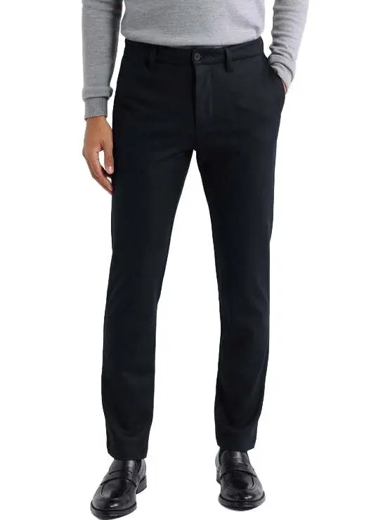 Bugatchi Wool Blend Chino Pants - Black