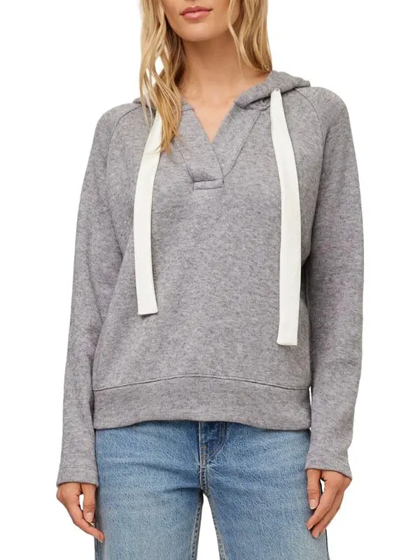 Fifteen Twenty Dania Contrast Hoodie - Gray