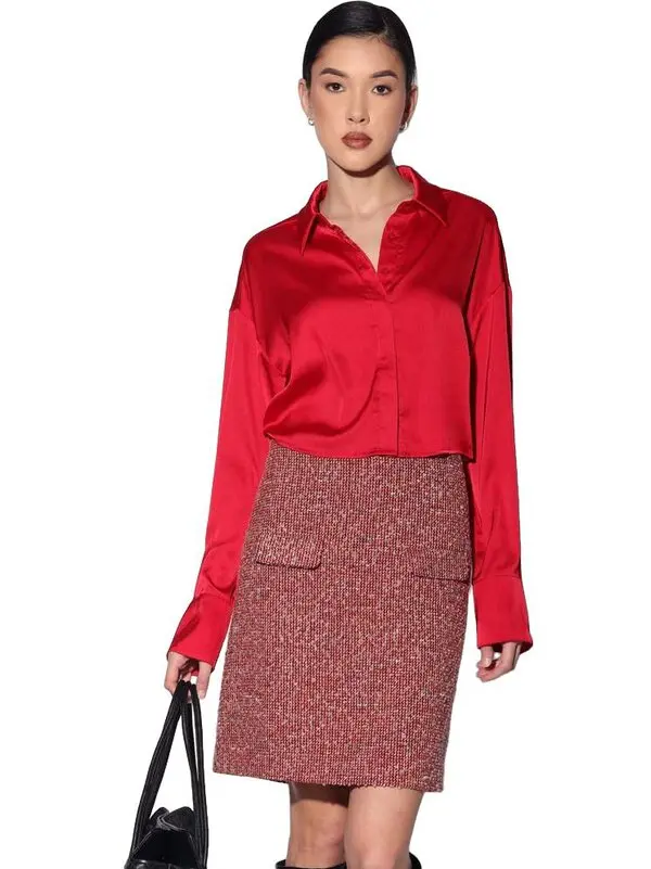 Walter Baker Caryl Skirt - Red