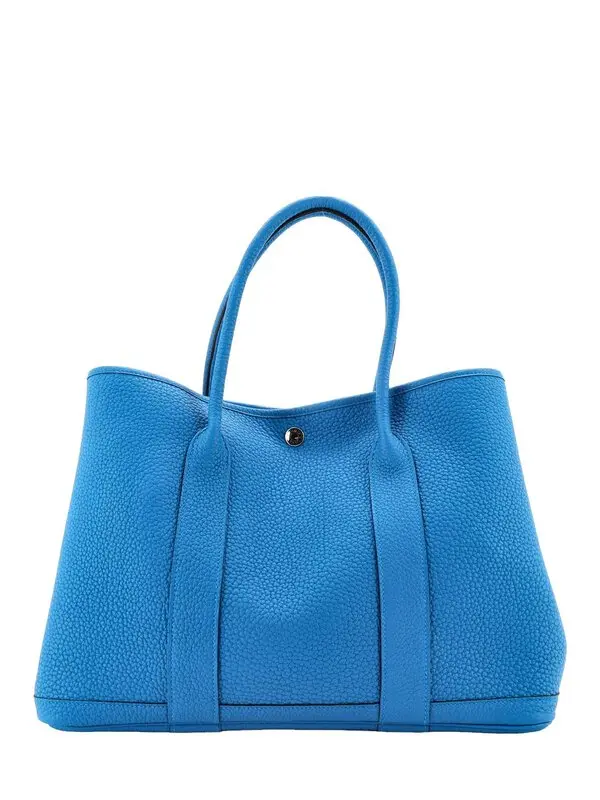 Hermès Garden Party Tote Leather 36 - Blue