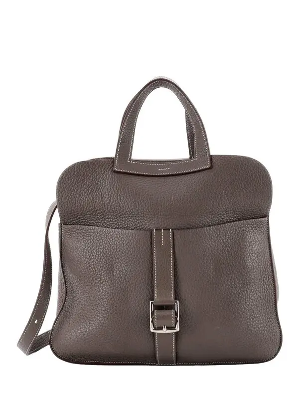 Hermès Halzan Bag Clemence 31 - Grey