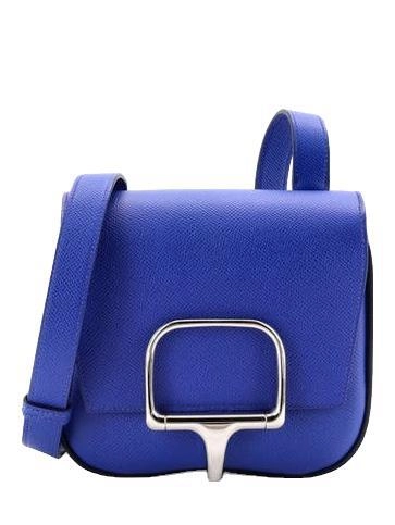 Hermès Della Cavalleria Shoulder Bag Epsom Mini - Blue