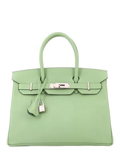 Hermès Birkin Handbag Epsom With Palladium Hardware 30 - Green
