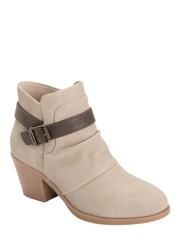 MUK LUKS Yvette Short Ankle Boots - Natural