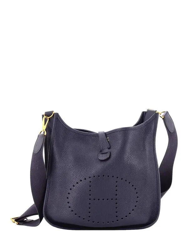 Hermès Evelyne Bag Gen Iii Clemence Pm - Blue