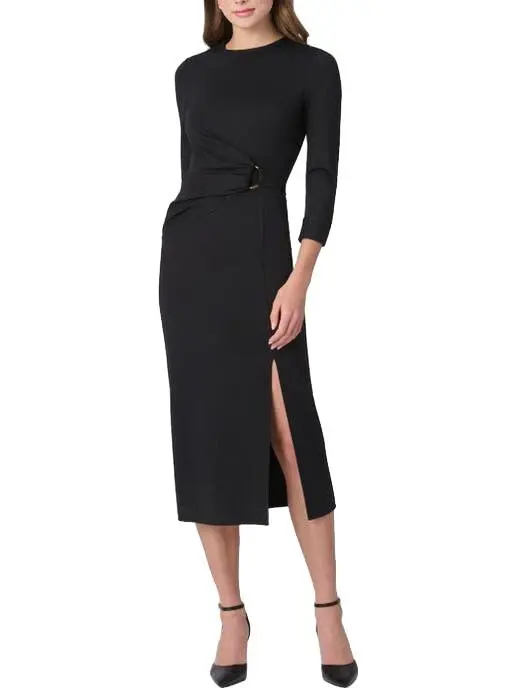 Shoshanna Hardware Ponte Cara Dress - Jet