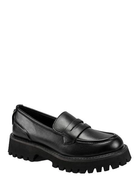 Karl Lagerfeld Paris Genovia Lug Penny Loafer - Black