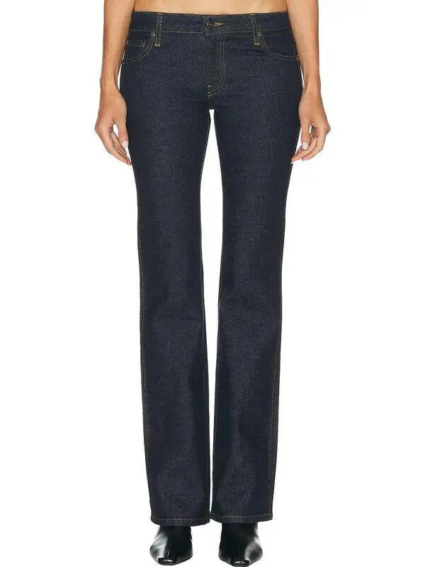 Khaite Conforti Bootcut Leg In Blue - Benson