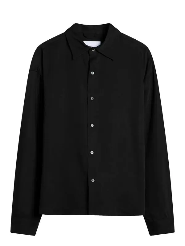 DANIEL SIMMONS Drape Shirt - Black