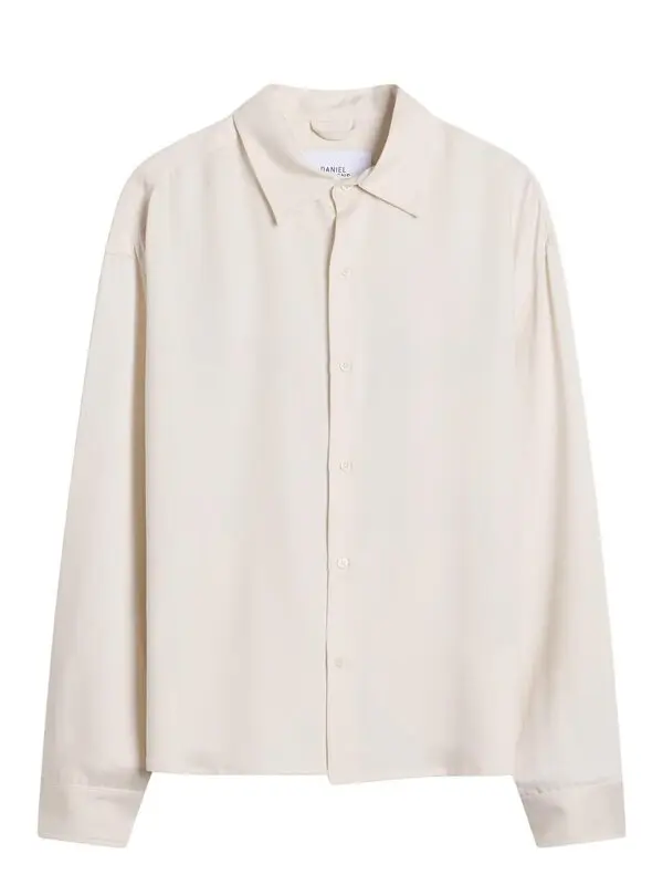 DANIEL SIMMONS Drape Shirt - Ivory