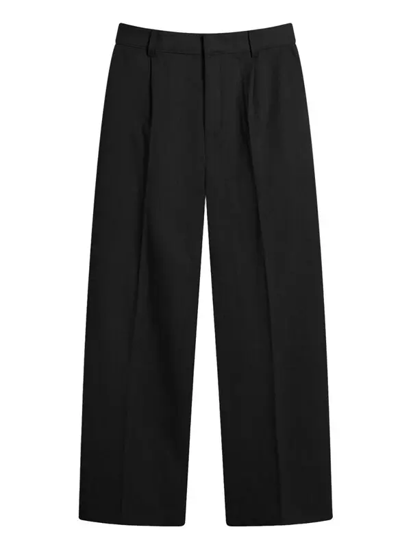 DANIEL SIMMONS Essential Pleated Trousers - Black