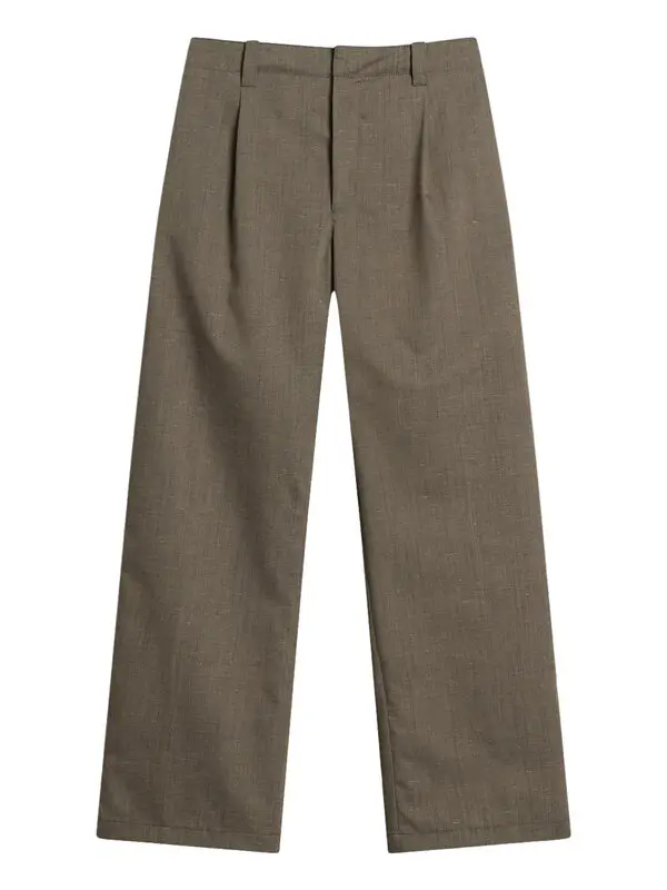 Our Legacy Flowy Fleck Wool Still Chino - Clay