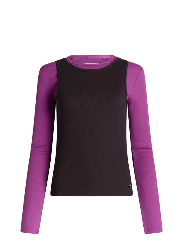 DAMSON MADDER Manon Layered Long Sleeve Top - Multi