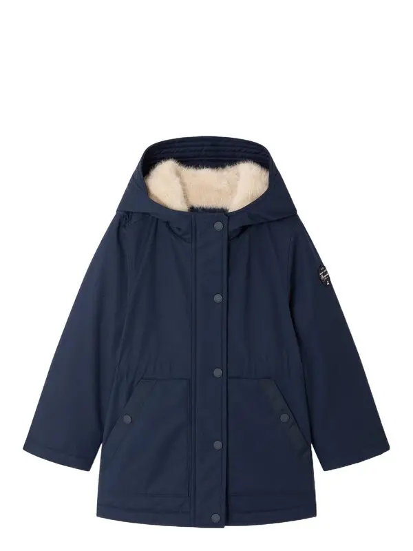 Bonpoint Mirella Parka Coat - Navy