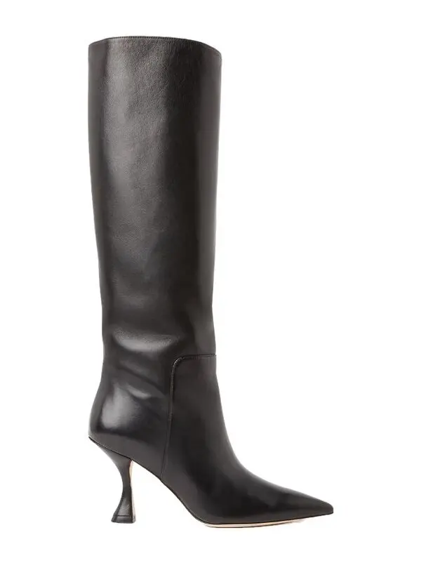STUART WEITZMAN Logo High-heeled Boots - Black