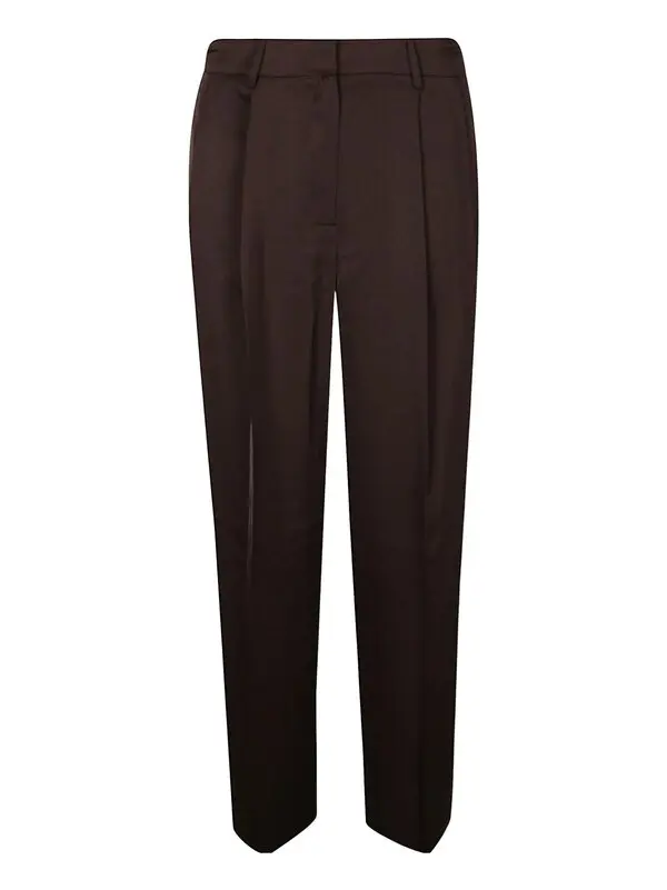 Michael Kors Drapey Satin Wide Leg Pants - Black