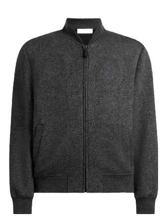 Etro Logo Embroidered Zipped Bomber Jacket - No